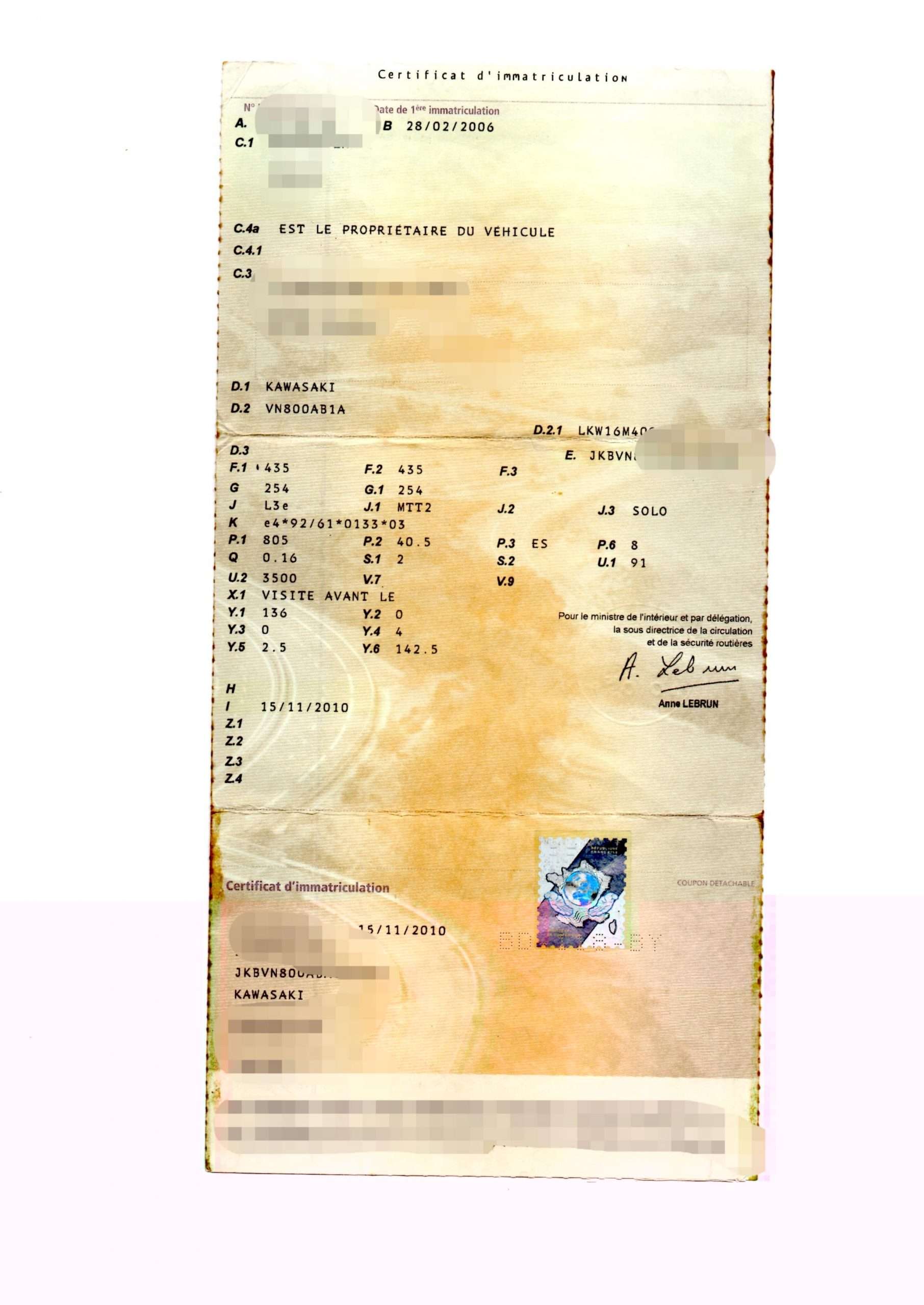 Faire une carte grise Moto - Carington